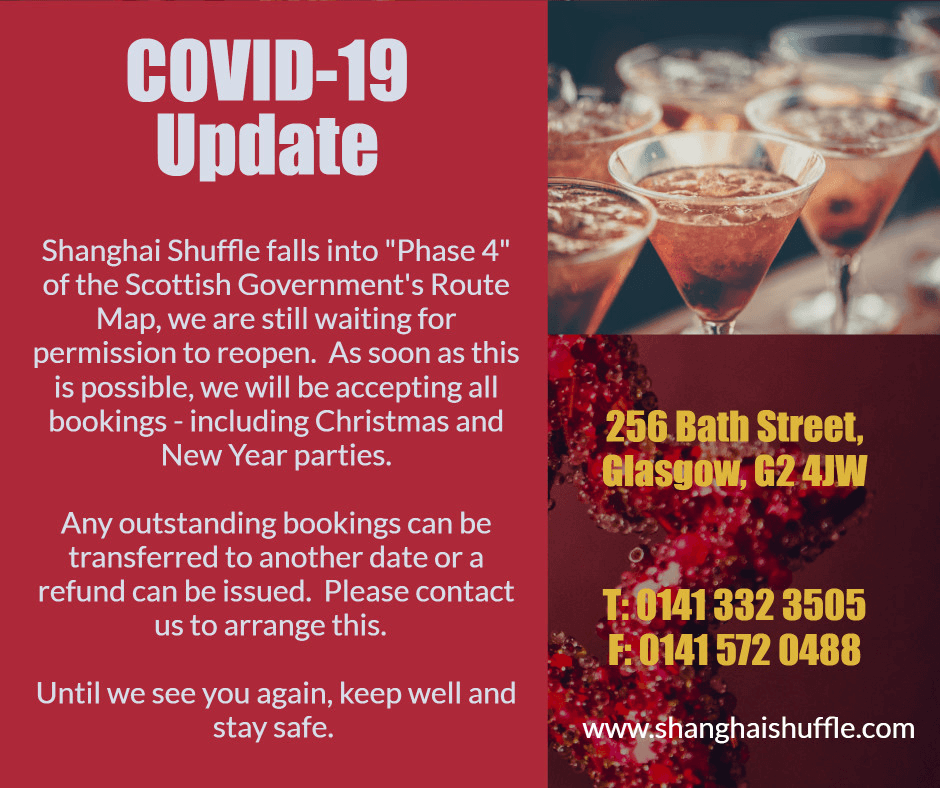 Shanghai Shuffle - Chinese Karaoke Restaurant Glasgow