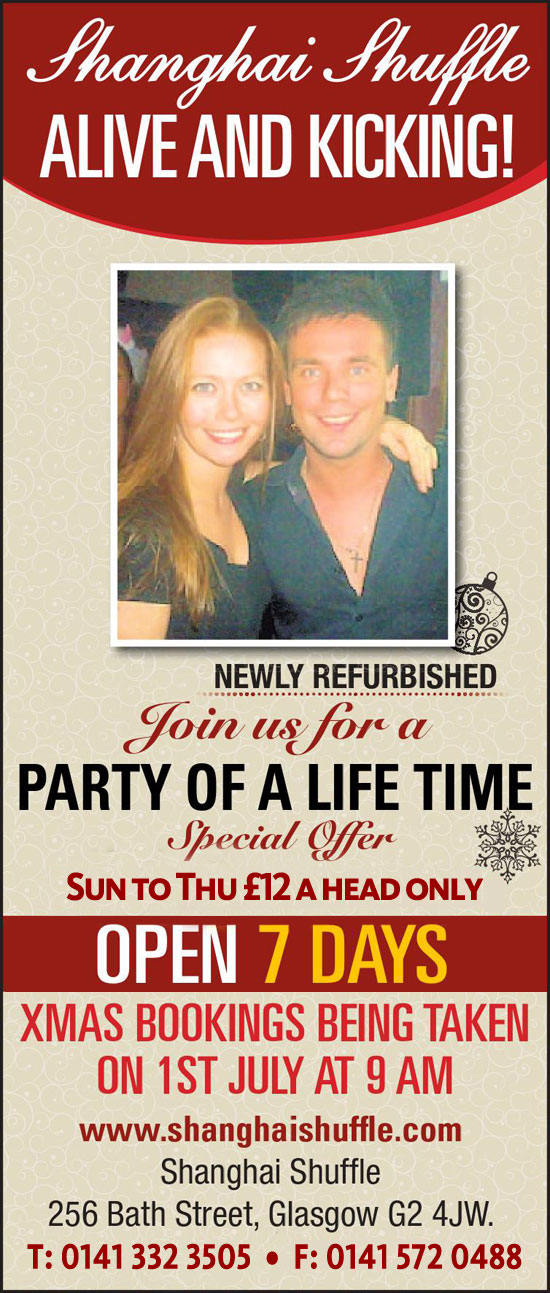 Shanghai Shuffle - Chinese Karaoke Restaurant Glasgow